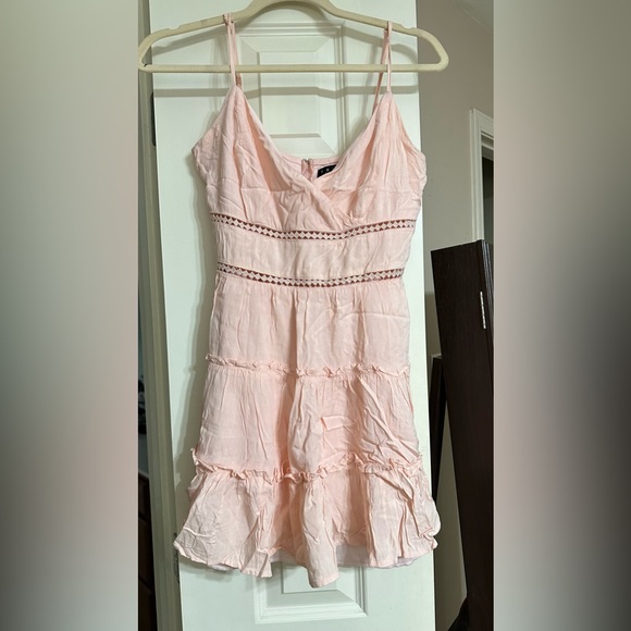 Trixxi | Dresses | Ladder Trim Dusty Rose Dress | Poshmark